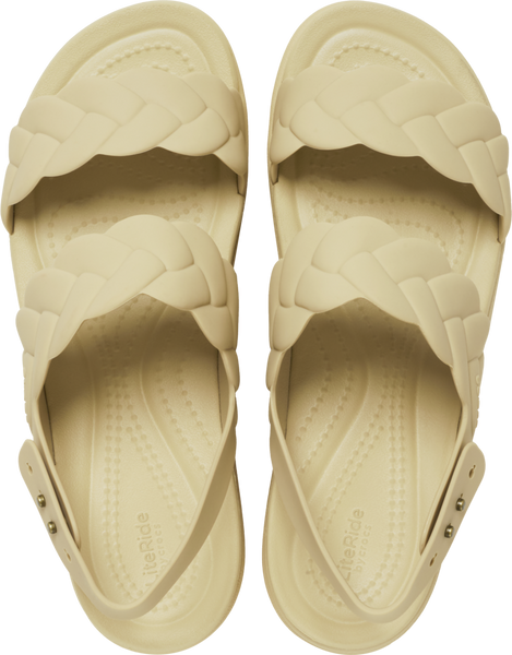 CROC Brooklyn Woven Upper Low Wedge - Chai – Whiskey and Wildflowers