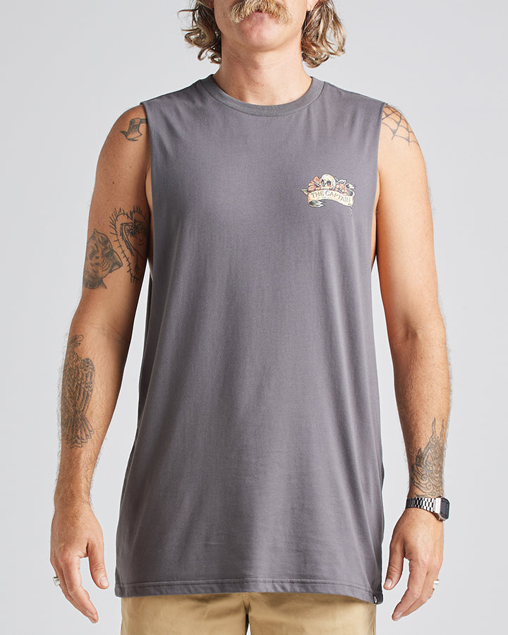The Mad Hueys - COMPASS CAPTAIN | MUSCLE - CHARCOAL – Whiskey and ...