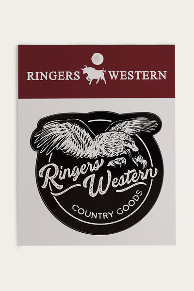 Ringers Western RW Logo Sticker – Whiskey and Wildflowers