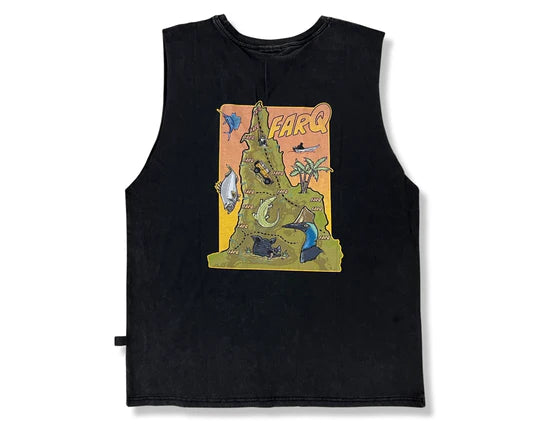 FARQ Singlet- Cape York Map – Whiskey and Wildflowers